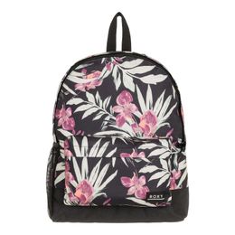 Roxy Tagesrucksack »Sugar Baby Bottle« Anthracite Wind Swept Floral Stoff: Bedrucktes und einfarbiges...