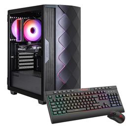GAMEMAX Gaming-PC »Diamond BK 7585« Windows 11, DDR5 RAM schwarz WLAN AC, ARGB-Beleuchtung Front, 4x USB 2.0/1.1, 1x PS/2, 2x USB 3.2 Gen 1, 1x...