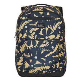Roxy Tagesrucksack »Here You Are Active« Anthracite Big Flowers Stoff: Bedrucktes und einfarbiges...