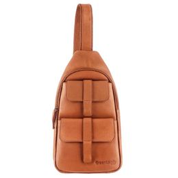 GreenLand Nature Damen GreenLand Nature Freizeittasche Bodybag, Umh&auml;ngetasche, Schultertasche braun