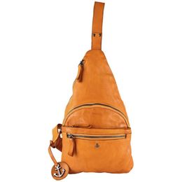 Harbour 2nd Cityrucksack »Merlin« Umhängetasche Freizeitrucksack senfgelb B/H/T: 23 cm x 38 cm x 5 cm B/H/T: 23 cm x 38 cm x 5 cm Aus gewaschenem...