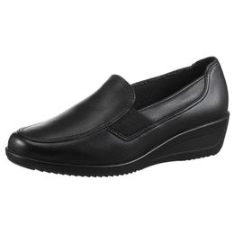 Ara Slipper »ZÜRICH«, Trotteur, Hochfrontpumps, Slipper in Komfortweite H (= sehr weit) schwarz 6 (39) 6 (39) Slipper im schlichten Design,...