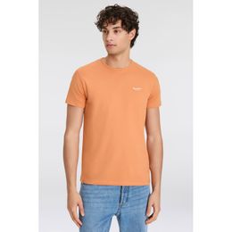 Pepe Jeans Rundhalsshirt sundown orange 166 L L Kurzarm: ideal für wärmere Tage oder als Layering-Basis