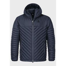 Schöffel SCHÖFFEL Funktionsjacke »Hiking Down Jacket Style Cascata MNS« mit Kapuze 8820 - blau 54 54 Hochwertige 90/10 Daunenfüllung für hervorragende...