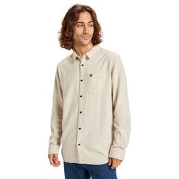 Quiksilver Langarmhemd &raquo;Motherfly Solid&laquo; Moonstruck S - US-Gr&ouml;&szlig;en US-Gr&ouml;&szlig;en S Stoff: Geb&uuml;rsteter Flanellstoff aus...