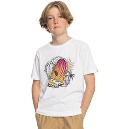 Quiksilver T-Shirt »The Barrel« White 14 14 Stoff: Leichter Baumwolljersey