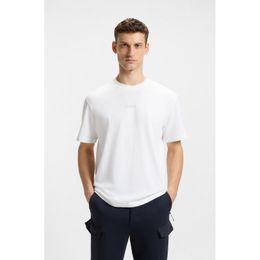 BOSS Green T-Shirt »Tee« mit Rundhalsausschnitt White100 L L Kurzarm für angenehme Bewegungsfreiheit