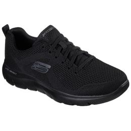 Skechers Sneaker »SUMMITS« mit gepolstertem Schaftrand, Freizeitschuh, Halbschuh, Schnürschuh schwarz 41 41 Obermaterial aus weichem Textil