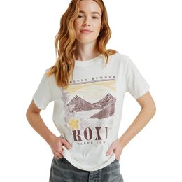Roxy T-Shirt »Oceanregular Poster« Egret XXL XXL Stoff: Baumwolle