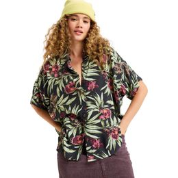 Roxy Damen Kurzarmhemd &raquo;Beachy Nostalgia Crinkle&laquo; M, US-Gr&ouml;&szlig;en
