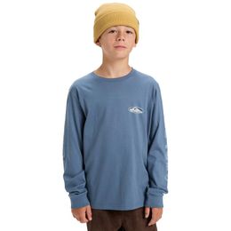 Quiksilver Langarmshirt &raquo;Evo Border Lines&laquo; China Blue 12(148-156cm) 12(148-156cm) Stoff: Baumwolle, [160 g/m2]