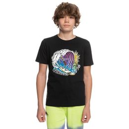 Quiksilver T-Shirt »The Barrel« schwarz 10(140-148cm) 10(140-148cm) Stoff: Leichter Baumwolljersey