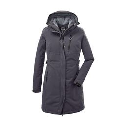 Killtec Parka »KOW 165 WMN PRK« Wasser- und winddichter Parka mit Teddyfleece und abnehmbarer Kapuze silberfarben 46 46 Funktionsparka mit...