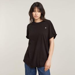 G-Star Raw G-Star Damen G-STAR T-Shirt &raquo;Lash fem loose&laquo; mit fixiertem Umschlagsaum schwarz S