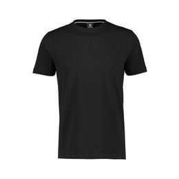 Lerros T-Shirt im Basic-Look black XXL (56/58) XXL (56/58) Rundhalsshirt mit dezenter Logostickerei von Lerros