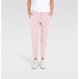 MAC Chinohose »CHINO turn up« mit dezentem Glanz, elegant und sportiv zugleich cotton candy pink PPT 40 - N-Gr N-Gr 40 Chinohose in dezentem, edlem...