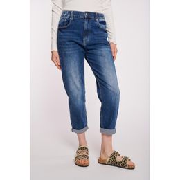 Haily's HAILY’S High-waist-Jeans »LG HW C JN Mirell« mit Gummizug am Bund dblue S (36) - N-Gr N-Gr S (36) Stretch-Denim für perfekte Passform und...
