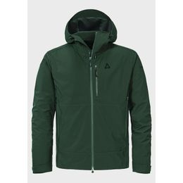 Sch&ouml;ffel SCH&Ouml;FFEL Outdoorjacke &raquo;Mountain Softshell Jk Style Milagle MNS&laquo; ohne Kapuze 6965 - gr&uuml;n 50 50 Wasser- & windabweisende Venturi Softshell Bekleidung