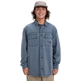 Quiksilver Langarmhemd »Mohab Washed Twill« Dark Navy XL - US-Größen US-Größen XL Stoff: Baumwolle [326 g/m2]