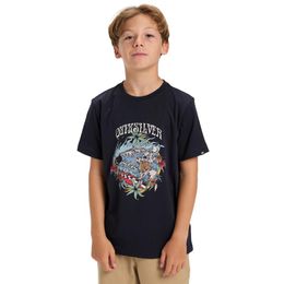 Quiksilver T-Shirt »Ev In Waves« Dark Navy 10 10 Stoff: Baumwoll-Jersey, [160 g/m2]