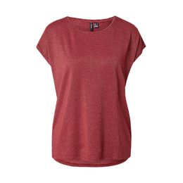 V&eacute;ro Moda VERO MODA T-Shirt 'VMLAVA' Damen Gr&ouml;&szlig;e XL rostbraun / silber