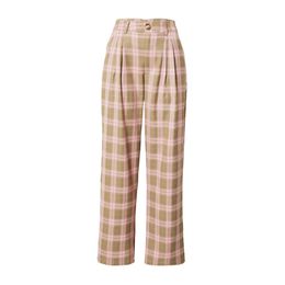 Nasty Gal Pleat-Front Pants female Green size 12