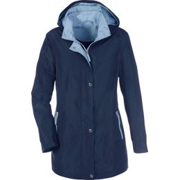 Damen Funktionsjacke mit Innentasche marine-hellblau, Größe 50