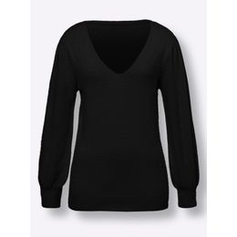 Heine Witt Damen Langarm-Pullover aus Flauschgarn, champagner, Gr&ouml;&szlig;e 46