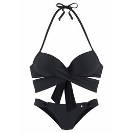 s.Oliver Bikini Damen Gr&ouml;&szlig;e S schwarz