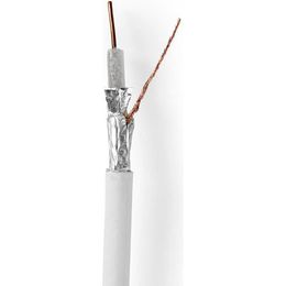 Nedis Antennenkabel auf Rolle 4G / LTE Secure 75 Ohm 3-fach geschirmt ECA 25.0 m Koax (75 dB, Antennenkabel), Antennenkabel
