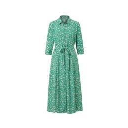 Tchibo - Bedrucktes Hemdblusenkleid - Damen - Gr. 38 - creme/geblümt