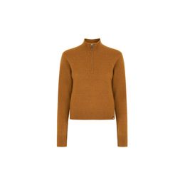 Dickies Pullover 'Ruston' Damen Gr&ouml;&szlig;e XXS cognac / wei&szlig;