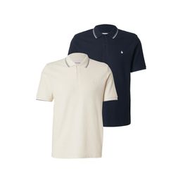 Jack & Jones Jack & Jones Poloshirt 'JJEAUSTIN' Herren Gr&ouml;&szlig;e XL navy / wollwei&szlig;