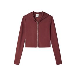 Bershka Sweatjacke Damen Gr&ouml;&szlig;e M grenadine