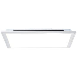 BRILLIANT LEUCHTEN Brilliant Alissa Paneel LED Silber, 1-flammig, Fernbedienung, Farbwechsler