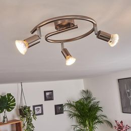 hofstein Oula Deckenleuchte LED Nickel-Matt, 3-flammig