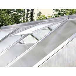 Vitavia Dachfenster f&uuml;r Gew&auml;chshaus Calypso, Silber 60,2 x 73,6 cm, gute Luftzirkulation, ohne Verglasung