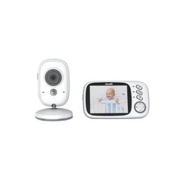 Chipolino Babyphone Polaris+ Kamera 3,2" IPS LCD Display Temperatursensor Alarm wei&szlig;
