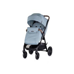 Chipolino Kombikinderwagen Ultera 2 in 1 Babyschale Fu&szlig;abdeckung klappbar Korb hellblau
