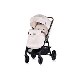 Chipolino Kombikinderwagen Ultera 2 in 1 Babyschale Fu&szlig;abdeckung klappbar Korb beige