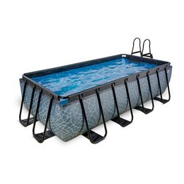 EXIT Frame Pool 400x200x100cm mit Filterpumpe, versch. Ausf&uuml;hrungen