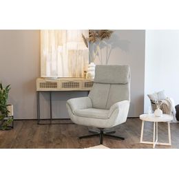 Relaxsessel DIE PLANBAR "MP-RS20079", beige (cyber ecru), B:79cm H:108cm T:89cm, 100% recyceltes Polyester, Sessel, Relaxsessel, 360 drehbar, Wippfunktion zus&auml;tzlich w&auml;hlbar, Kaltschaumpolsterung