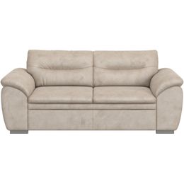 2,5-Sitzer COTTA "Leandra", beige, B:205cm H:88cm T:90cm, NaturLEDER: Bitte beachten Sie, dass Lederbez&uuml;ge mehr N&auml;hte aufweisen als Stoffbez&uuml;ge.;Kunstleder Softlux;NaturLEDER (echtes Rindsleder) Die R&uuml;ckseite bei Naturlederprodukten ist mit Spannstoff bezogen.;Luxus-Microfaser (100% Polyester), Sofas, Polstergarnitur, auch als Set erh&auml;ltlich