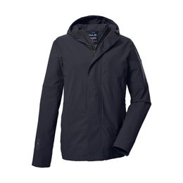 G.I.G.A. by Killtec Funktionsjacke "GS 147 MN JCKT", Herren, Gr. S, blau (dunkelblau), Obermaterial: 51% Polyester (recycelt) 49% Polyester, Innenfutter: 100% Polyester, G.I.G.A. DX BY KILLTEC, Sportlich, Jacken, Wasser- und winddicht, urbaner Look, atmungsaktiv, recycelt