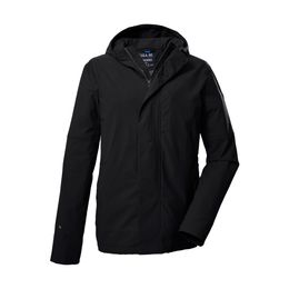 G.I.G.A. by Killtec Funktionsjacke "GS 147 MN JCKT", Herren, Gr. XL, schwarz, Oberstoff: 100% Polyester, Futter: 100% Polyester, G.I.G.A. DX BY KILLTEC, Jacken, Wasser- und winddicht, urbaner Look, atmungsaktiv, recycelt
