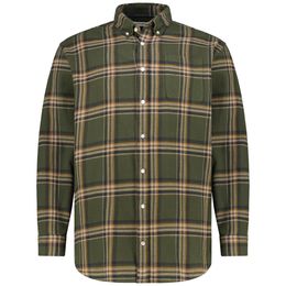 Jack & Jones Große Größen Jack&Jones Kariertes Flanellhemd Farbe oliv Größe: 6XL