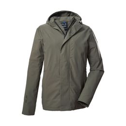G.I.G.A. by Killtec Funktionsjacke "GS 147 MN JCKT", Herren, Gr. XL, grün (olivgrün), Oberstoff: 100% Polyester, Futter: 100% Polyester, G.I.G.A. DX BY KILLTEC, Jacken, Wasser- und winddicht, urbaner Look, atmungsaktiv, recycelt
