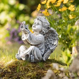 Figur "Engel mit Vogel"