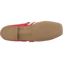Heine Witt Damen Ballerina, rot, Gr&ouml;&szlig;e 40