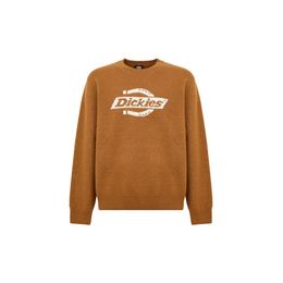 Dickies Pullover 'Ruston' Herren Gr&ouml;&szlig;e L karamell / wei&szlig;